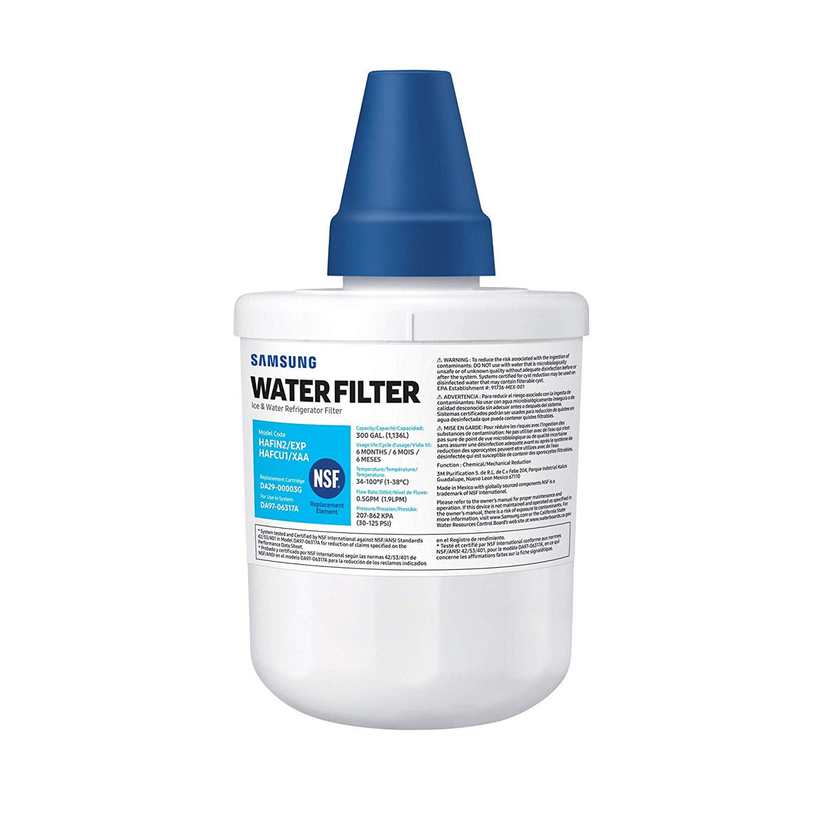Samsung Genuine HAFIN2/EXP HAFCU1/XAA DA29-00003G Water Filter Set of ...